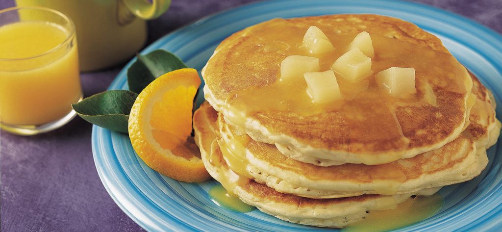 Protein-Packed Pear Pancakes - Pacific Northwest Canned Pear Service